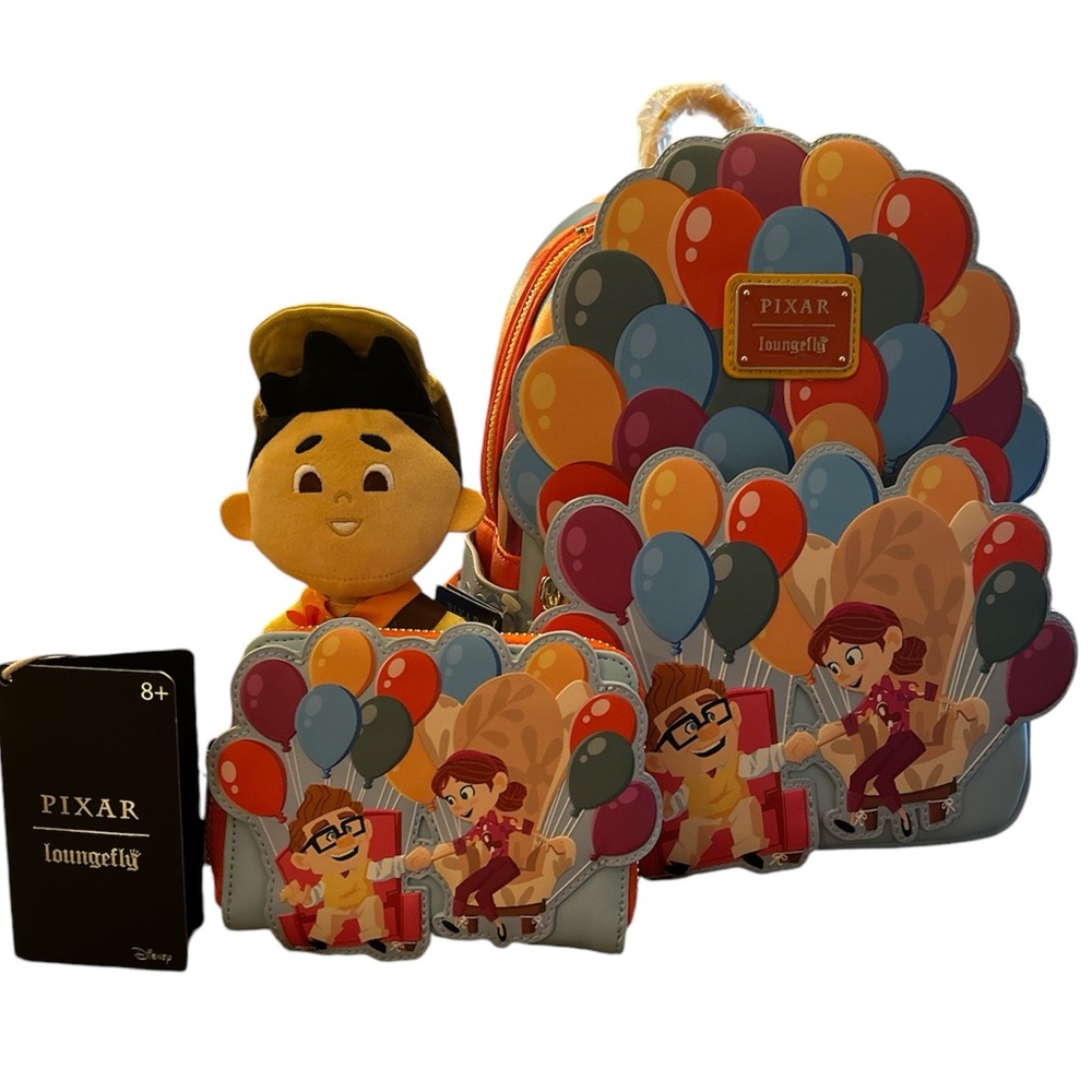 LOUNGEFLY Disney Pixar UP Bundle NWT - Gem